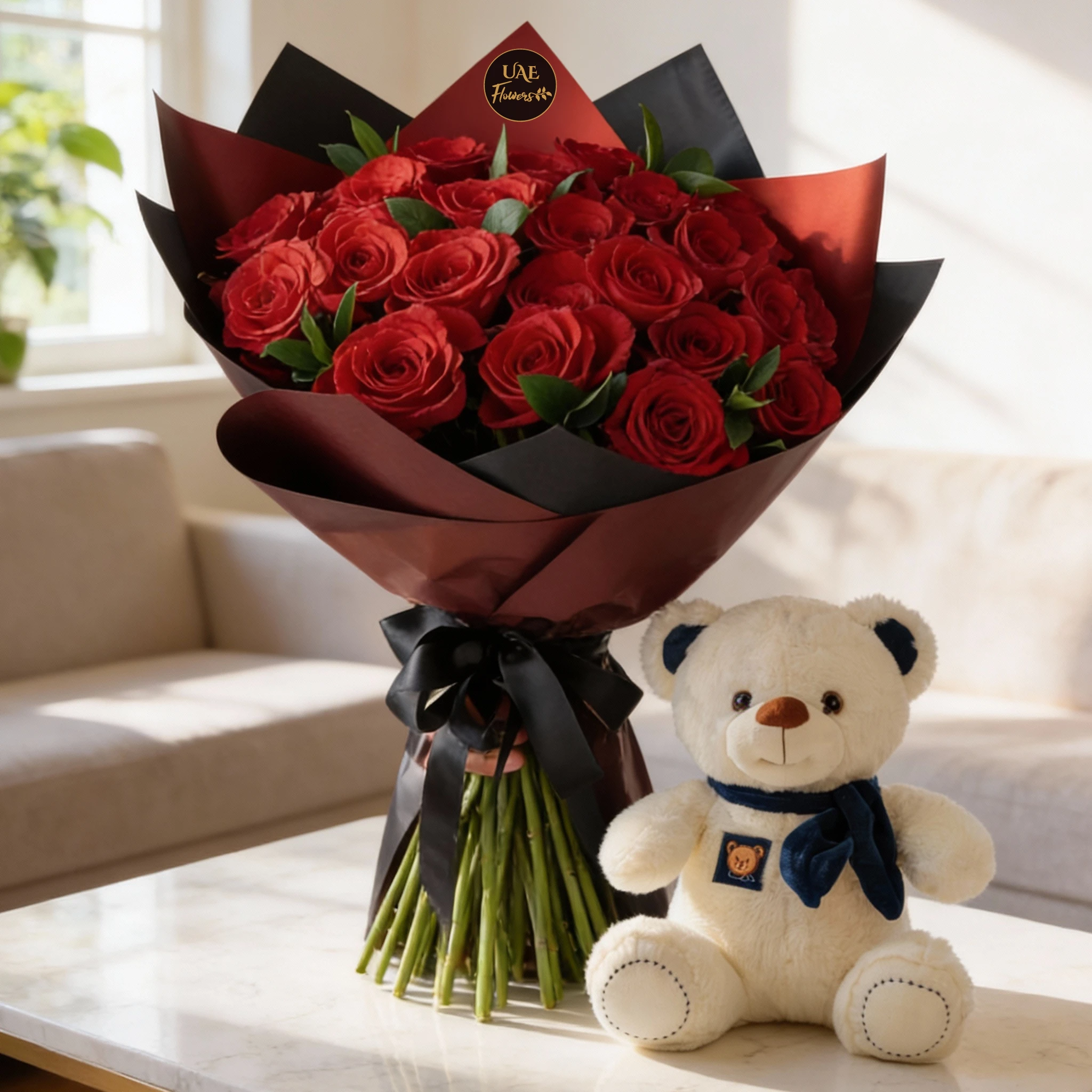 Red Roses & Teddy
