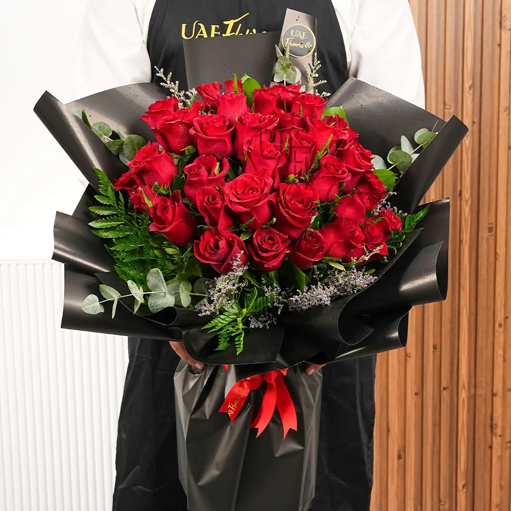 Order Bouquet of Radiant Red Roses