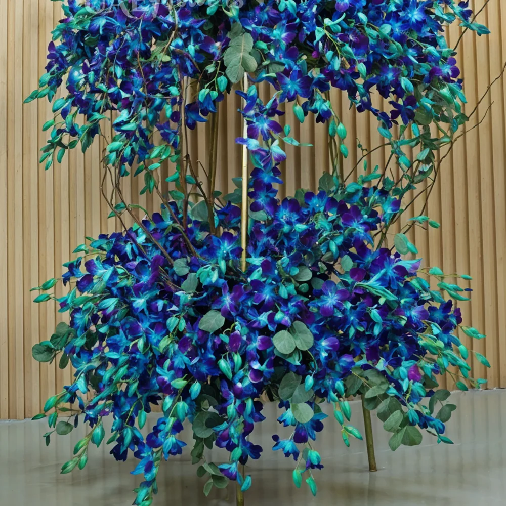 Buy Majestic Blue Orchid Stand Arrangement